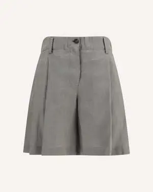 Brunello Cucinelli Linen Bermuda Hort