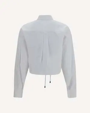 Brunello Cucinelli Cotton Hirt With Drawtring Wait