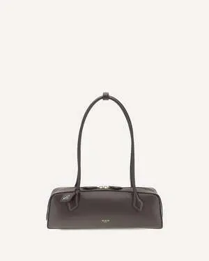 Alaïa Small Le Teckel Shoulder Bag - Brown
