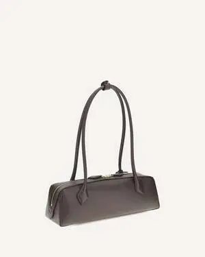 Alaïa Small Le Teckel Shoulder Bag - Brown
