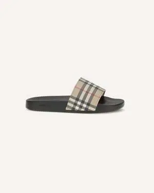 Burberry Check Slides