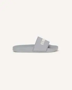 Burberry Logo Slides - Grey
