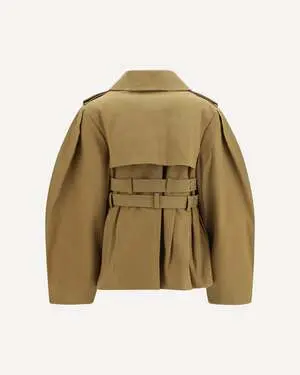 GANNI Canvas Jacket With Double Belt