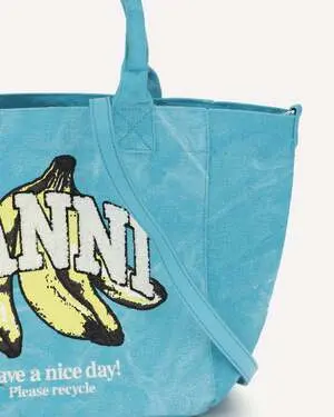 GANNI Banana Print Tote Bag