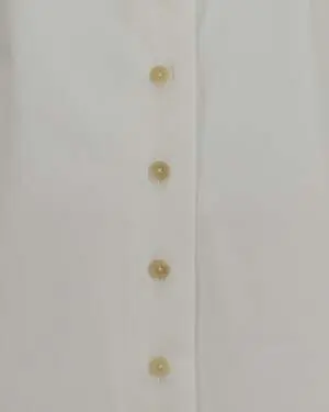 Khaite Ivy High-neck Shirt - White