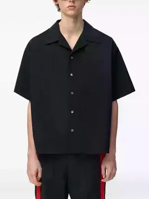 Loewe Double L Embroidery Slim-fit Shirt - Black