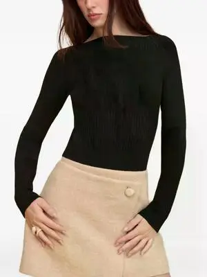 Cult Gaia Lottie Boat-neck Bodysuit