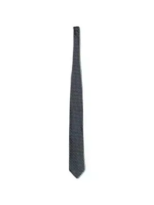 Zegna Jacquard-woven Silk Tie - Blue