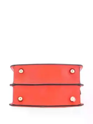 Fendi Peekaboo Iseeu Petite Leather Crossbody Bag - Red
