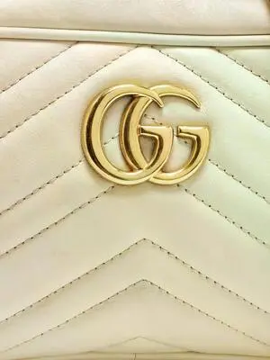 Gucci Mini Gg Marmont Quilted Shoulder Bag