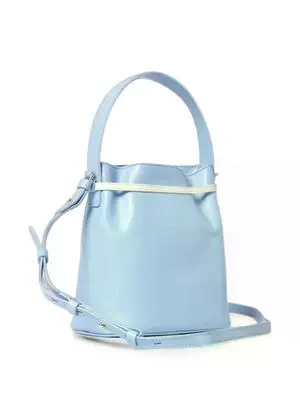 FERRAGAMO Leather Bucket Bag With Bow Detail