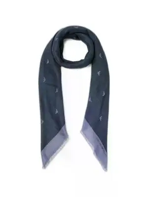 Emporio Armani Eagle Jacquard Scarf