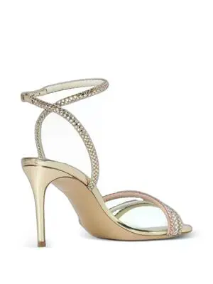Casadei Julia Crystal-embellished Stiletto Sandals