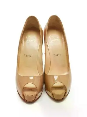 CHRISTIAN LOUBOUTIN Very Privé Peep-toe Pumps