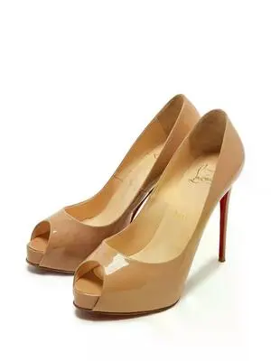 CHRISTIAN LOUBOUTIN Very Privé Peep-toe Pumps