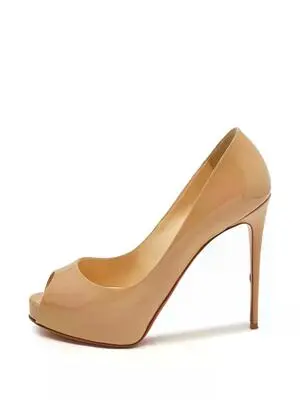 CHRISTIAN LOUBOUTIN Very Privé Peep-toe Pumps
