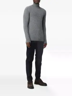 Emporio Armani Cashmere Roll Neck Sweater - Grey