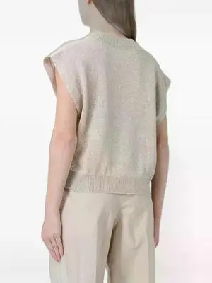 Brunello Cucinelli Embellished V-neck Vest