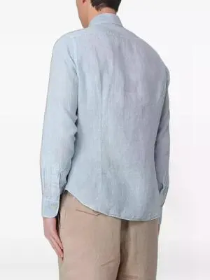 Eleventy Long-sleeve Linen Shirt