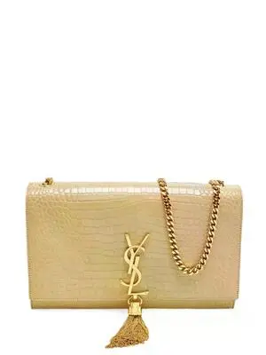 Saint Laurent Medium Kate Tassel Shoulder Bag - Neutrals