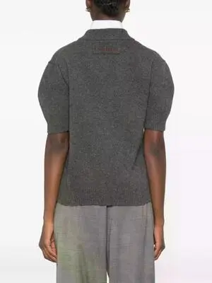 Marni Embroidered V-neck Sweater