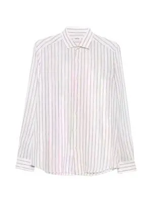 VELA SHOP Striped Long-sleeve Shirt - Neutrals
