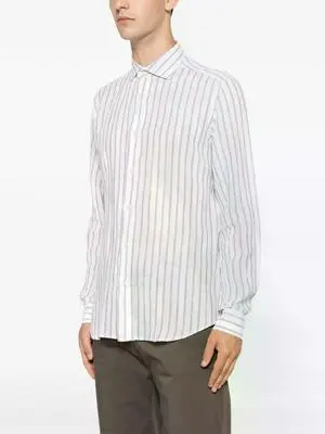 VELA SHOP Striped Long-sleeve Shirt