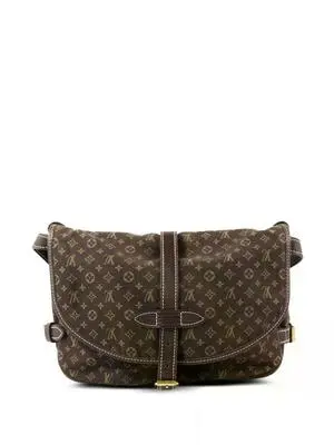 LOUIS VUITTON Mini Lin Saumur 30 Monogram Shoulder Bag