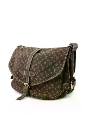 LOUIS VUITTON Mini Lin Saumur 30 Monogram Shoulder Bag
