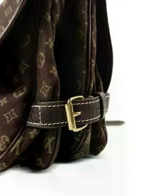 LOUIS VUITTON Mini Lin Saumur 30 Monogram Shoulder Bag