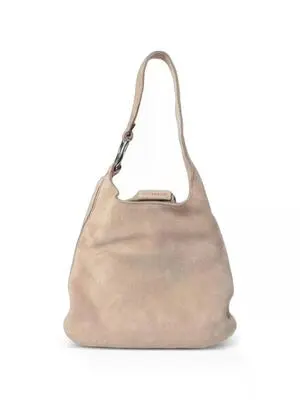 VIC MATIE Suede Shoulder Bag - Neutrals