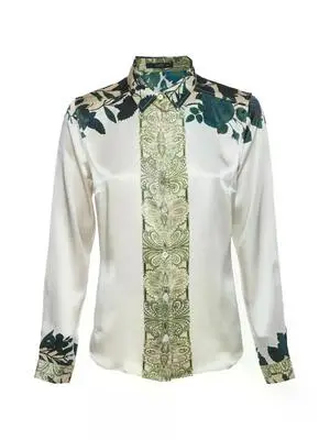 Etro Silk Floral Print Shirt