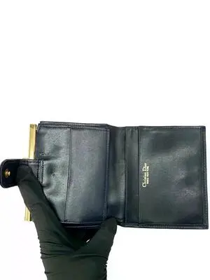 Dior 2010-2026 Oblique Canvas Bifold Wallet Small Wallets