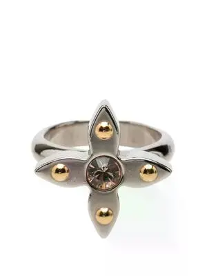 LOUIS VUITTON 2012 Brass Love Letters Timeless Ring Set - Gold