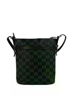 Loewe 1990-2000 Anagram Coated Canvas Crossbody Bag
