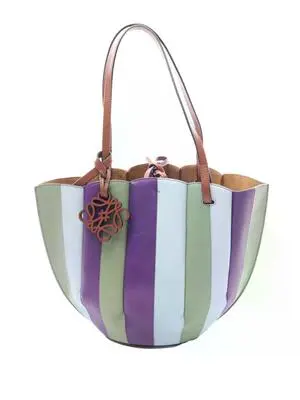 Loewe Small Leather Shell Tote Bag - Multicolour