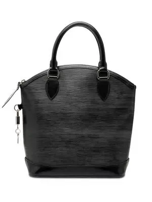 LOUIS VUITTON Epi Lockit Vertical Handbag - Black