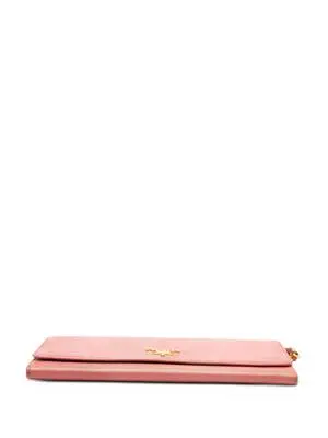Prada 2010-2026 Saffiano Wallet On Chain Crossbody Bag - Pink