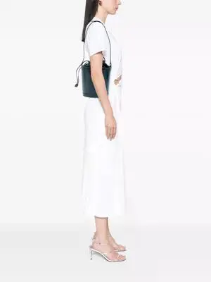 Gucci Calfskin Interlocking G Bucket Bag - Green