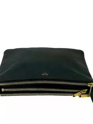 Celine Large Lambskin Trio Crossbody Bag - Black