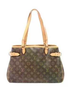LOUIS VUITTON Monogram Batignolles Horizontal Tote Bag - Brown