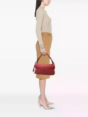 LOUIS VUITTON Monogram Mahina Galatea Pm Shoulder Bag - Red