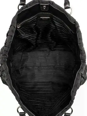 Prada Tessuto Gaufre Tote Bag