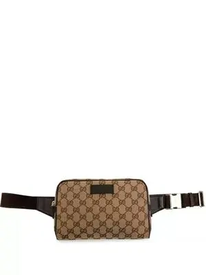 Gucci Gg Canvas Belt Bag - Neutrals