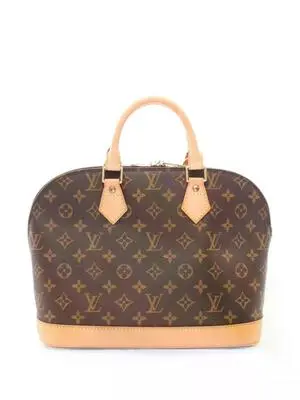 LOUIS VUITTON Alma Pm Monogram Handbag - Brown