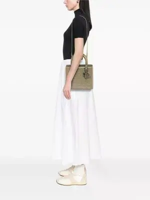Dior Medium Patent Cannage Lady Satchel