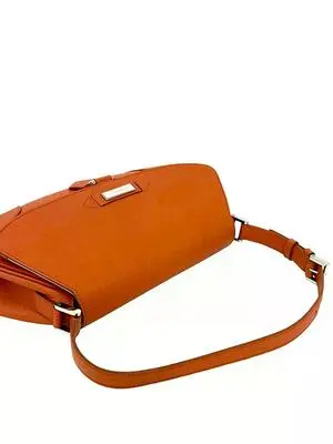 Burberry Calf Leather Shoulder Bag