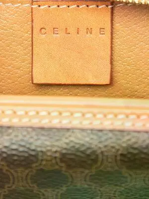 Celine Macadam Coated Canvas Cosmetic Pouch