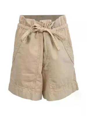 ISABEL MARANT VINTAGE Ipolyte Denim Shorts - Neutrals