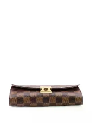 LOUIS VUITTON Croisette Chain Wallet Damier Crossbody Bag